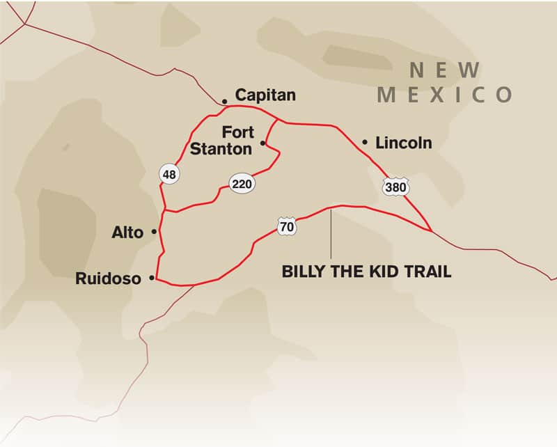 On the Trail of Billy the Kid