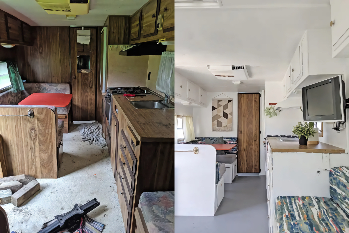 15 Before-and-After Photos of Stunning RV Remodels - RV.com