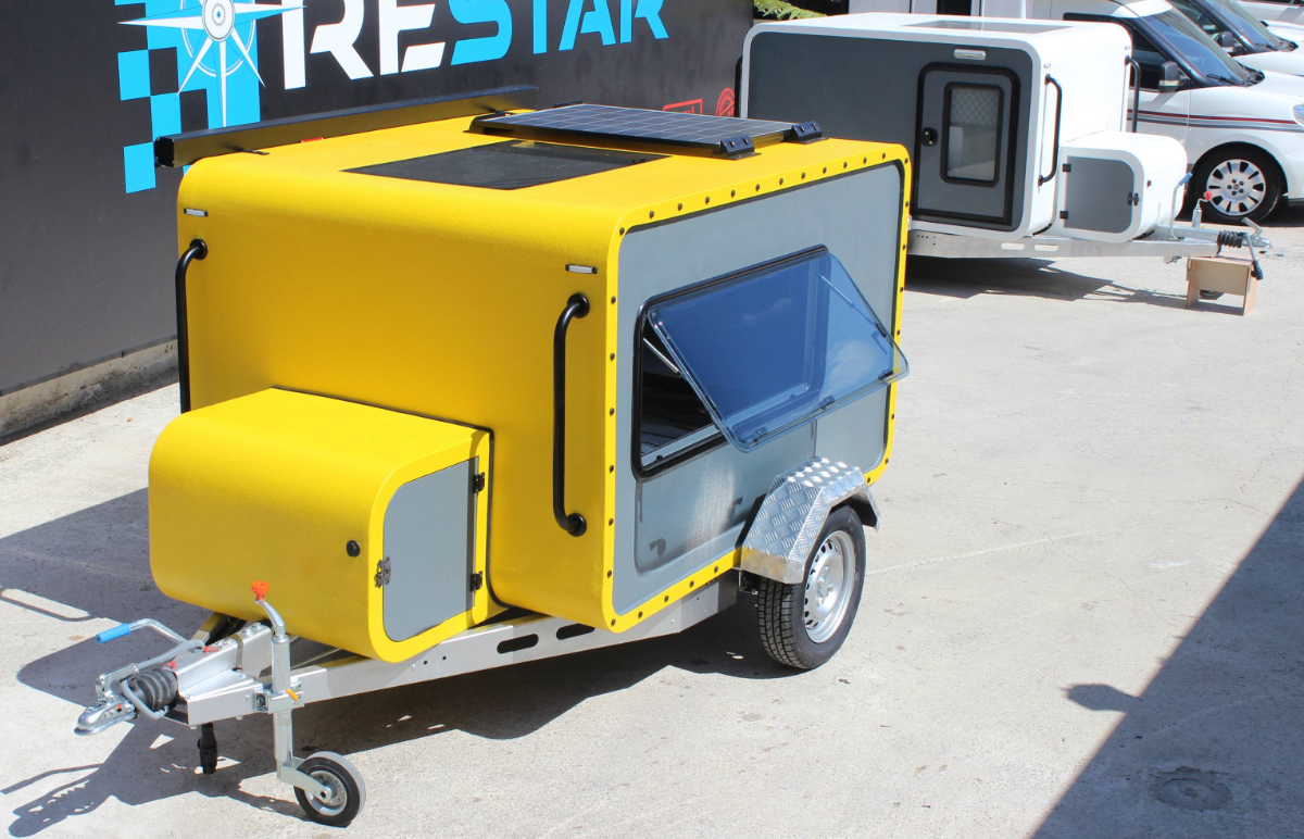 The Boxy Mohican Caravan is a Feature-Packed Tiny Trailer - RV.com