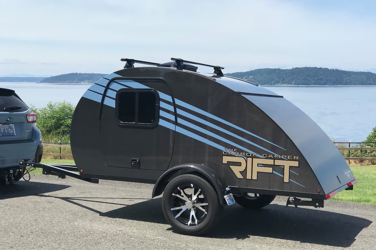 The Rift Carbon Camper is a Teardrop That Weighs Less Than 500 Pounds ...