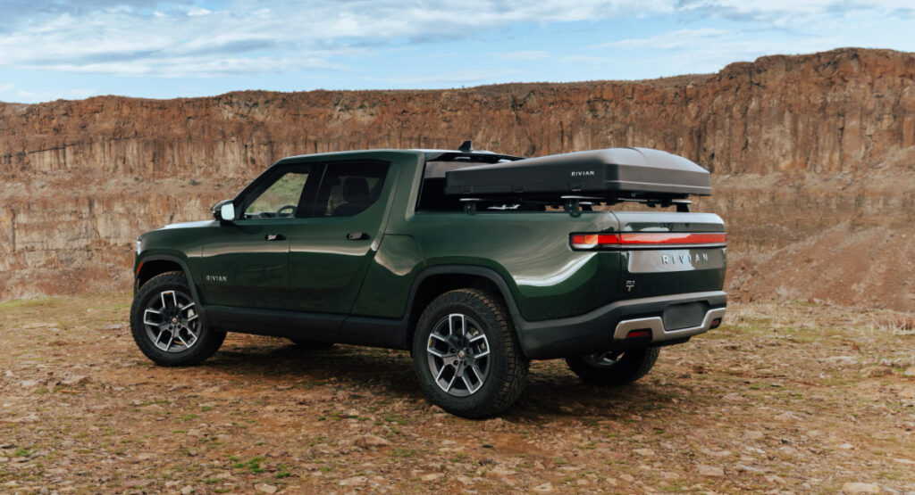 The Rivian x iKamper Skycamp Mini is a Rooftop Tent for Your Electric ...